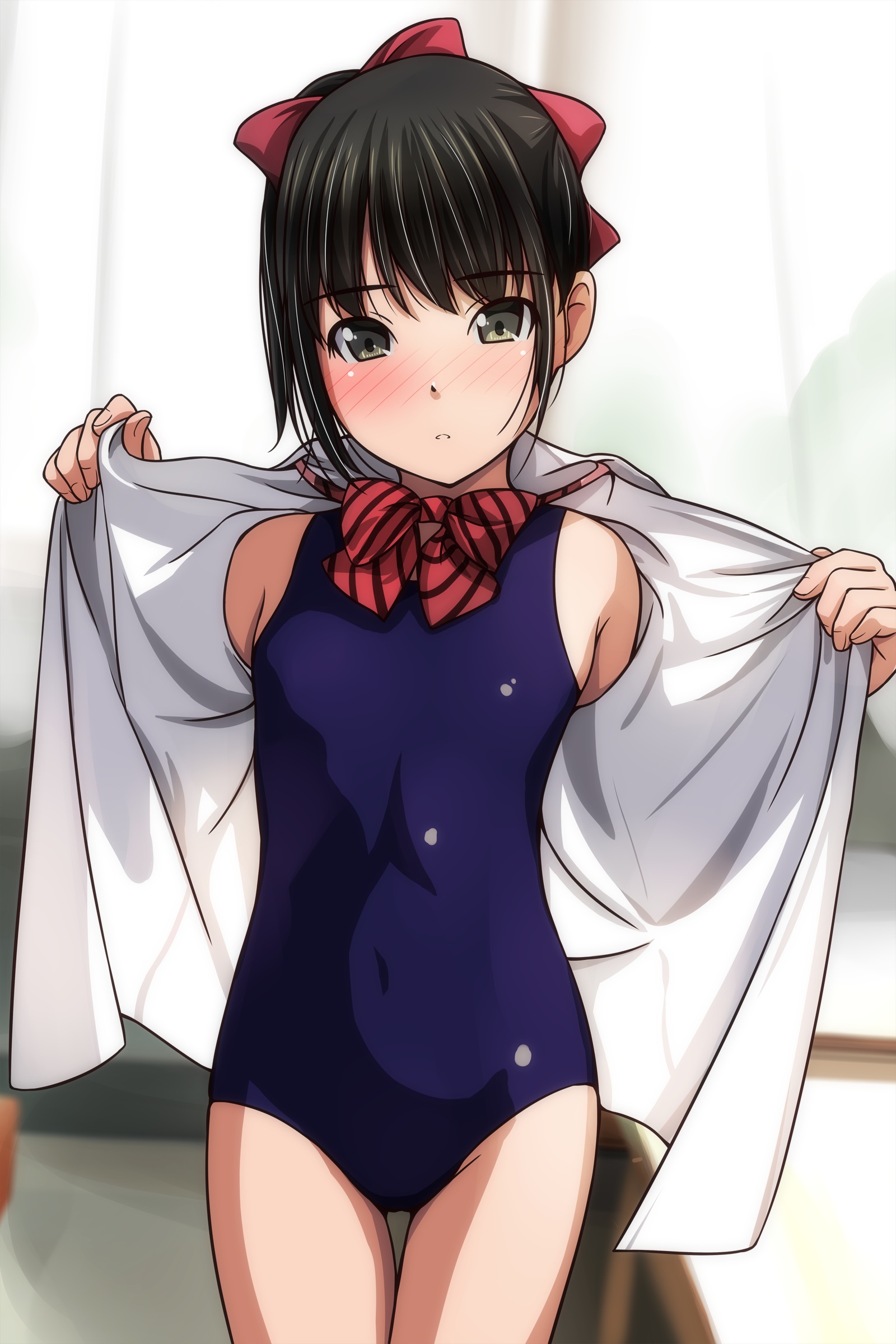 matsunaga kouyou loli school swimsuit seifuku swimsuits undressing | #1061524 | yande.re